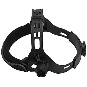 Welding Headband Plastic Welder Mask Adjustable Headgear for Solar Auto Darkening Welding Helmet Replacement Accessories(black)