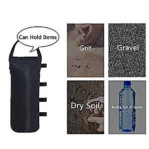 SCOCANOPY 150 LBS Weight Bags Sand Bags for Pop up Canopy Tent Gazebo (Large)