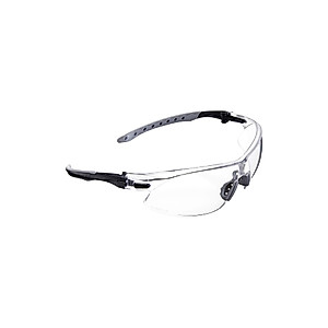 Allen Company Keen Shooting Safety Glasses - Eye Protection for Men and Women - Black and Gray - ANSI Z87.1+ and CE Rated - Clear Lenses / Yellow Lenses