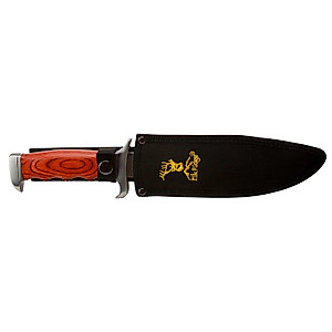 NDZ Performance Elk Ridge Outdoor Hunting Fixed Blade Full Tang Knife Veritas Aequitas Bold