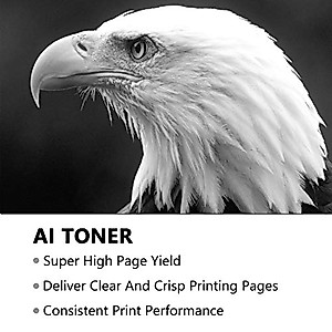 4 Pack (Black) TN431 TN431BK Toner Cartridge Replacement for Brother HL-L8260CDW L8360CDW L8360CDWT L9310CDW L9310CDWT L9310CDWTT DCP-L8410CDW MFC-L8610CDW L8690CDW L8900CDW L9570CDW Printers.