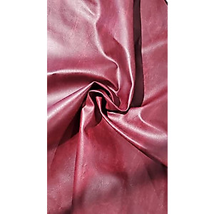 Plastex Faux Leather Caprice, Wine 10 Yards