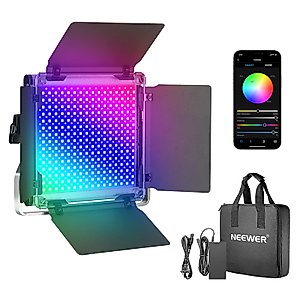 Neewer 480 RGB Led Light with APP Control Metal Shell for Photography