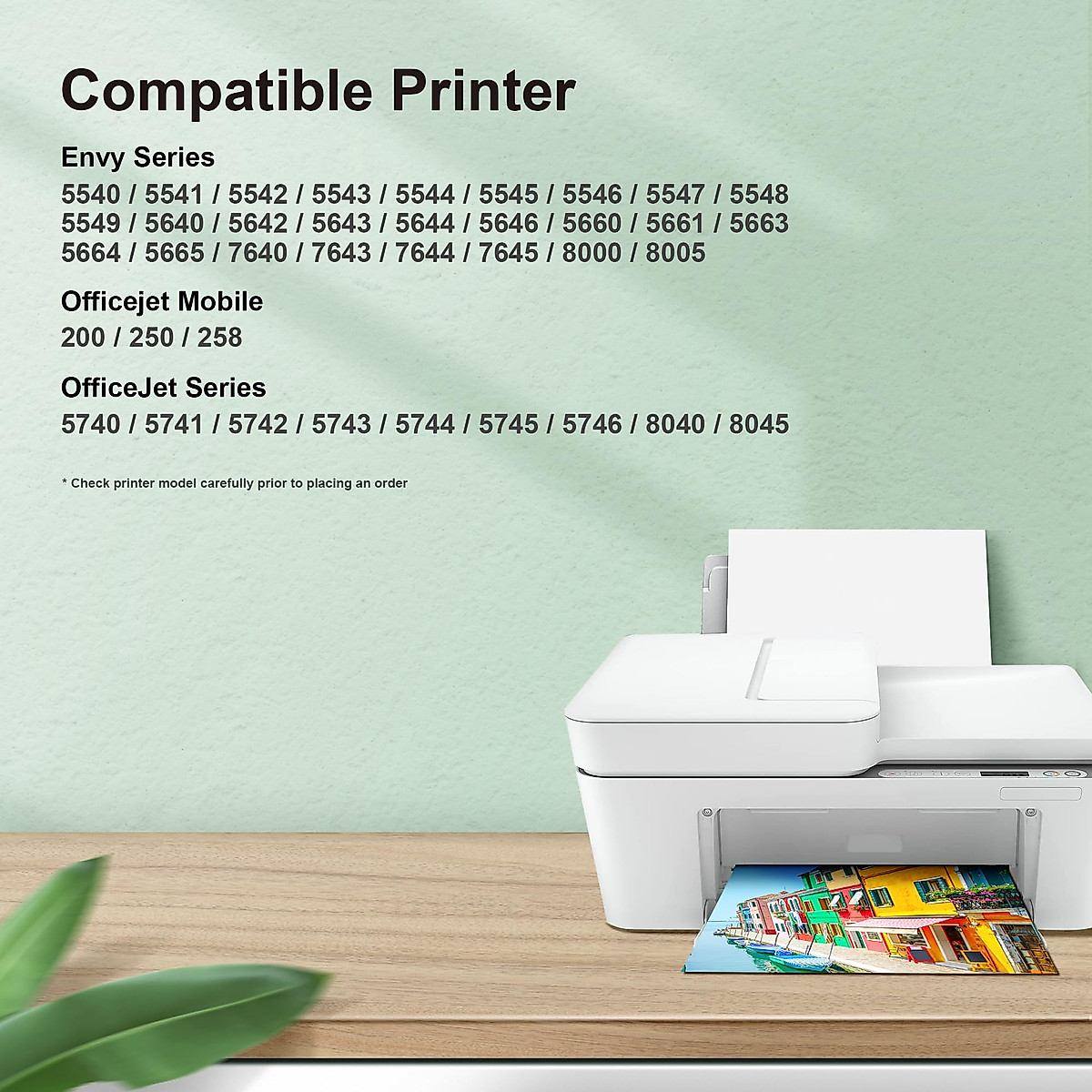 VOREDO Remanufactured Ink Cartridge Replacement for HP 62XL Ink Cartridge Combo Pack 62 XL for Envy 5540 5542 5545 5640 5642 5660 5664 5665 7640 7645 8000 8005 OfficeJet 200 250 5740 5742 5745(2 Pack)