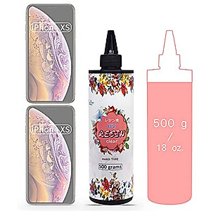 UV Resin 500g - Crystal Clear Improved Ultraviolet Curing Epoxy Resin for DIY Jewelry Making, Craft Decoration - Hard UV Glue Solar Cure Sunlight Activated Resin for Casting & Coating, DIY Resin Mold