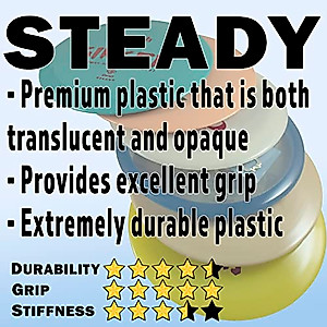 Clash Discs Salt in Steady Plastic | Disc Golf Distance Driver [Color Shade & Stamp Color May Vary] (173-176 Grams, Colors Vary)
