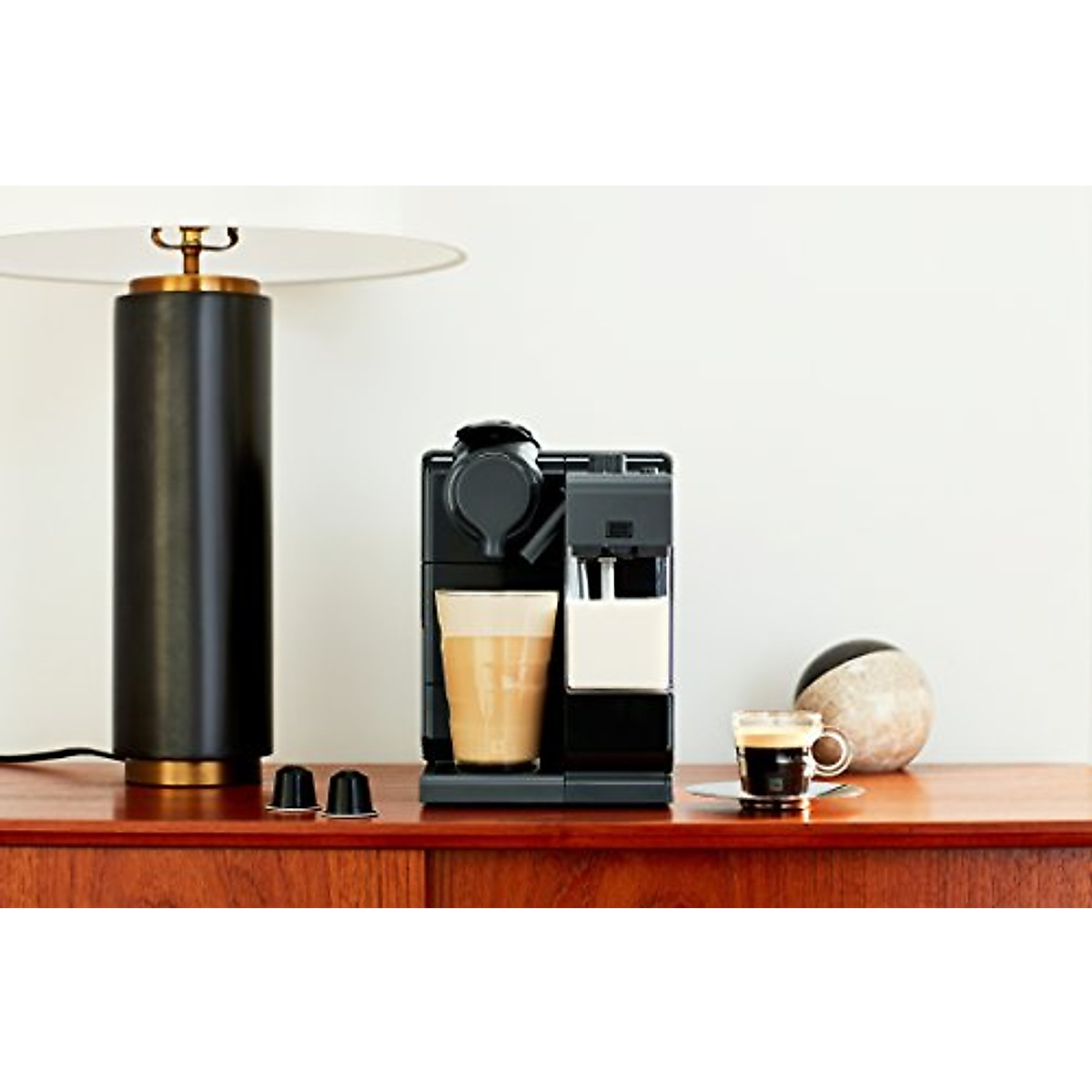 Nespresso Lattissima Touch Espresso Machine with Milk Frother by De'Longhi, Washed Black