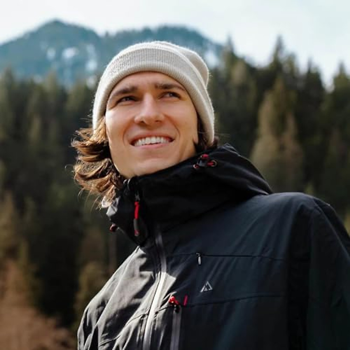 Apricoat Adventure 2.0 Men's Warm Winter Jacket Insulated, Hooded, Waterproof and windproof for Traveling, Hiking, Trekking, Camping, & All Sports Activities such as Snowboarding & Skiing-Black