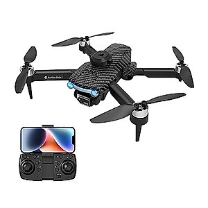RKSTD Foldable FPV RC Drone, Voice Gesture Control RC Quadcopter, With HD WiFi Camera, Auto-hover, Waypoint Flying, Fixed Altitude, Suitable For Adults Beginners And Children