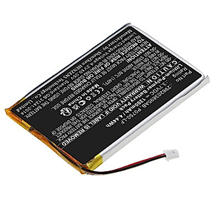 Synergy Digital Credit Card Reader Battery, Compatible with Ingenico P0750-LF Credit Card Reader Battery (Li-Pol, 3.7V, 1200mAh)