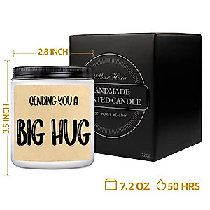 AharHora Scented Candle Gifts for Women Men Thinking of You Gifts Unique Friendship Gift for Friend Mom Family Coworker Relaxation Feel Better Encouragement Gift, Warm Gifts for Mother's Day