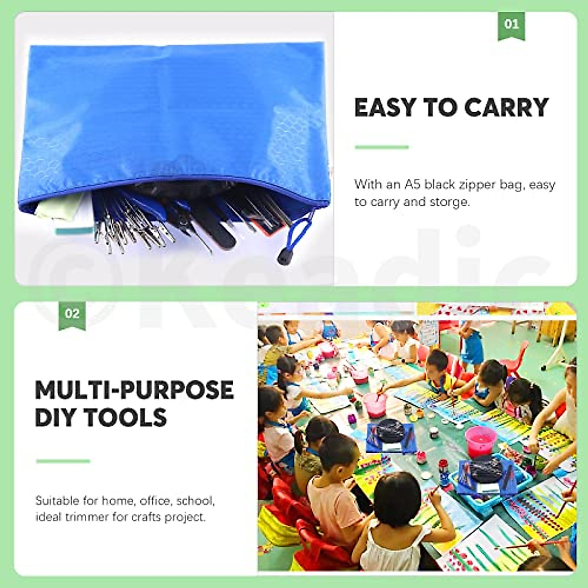 Keadic 26Pcs Gundam Modeler Basic Tools with Rotation Painting Stand Base Holder and Alligator Clip Sticks Gundam Model Paint Kit for Model Car Building Repairing