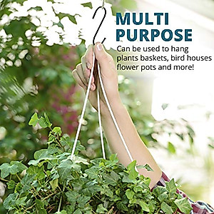 Remzly 30 Pack S Hooks for Hanging 3.5 Inch | Heavy Duty Carbon Steel Hangers for Kitchen Utensils, Plants, Pot, Pan, Cups, Towels – Black