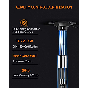 AeKeatDa 5" Long Stroke Office Chair Gas Lift Cylinder Replacement Pneumatic Shock Piston Heavy Duty (500 lbs) fit for Most Chairs