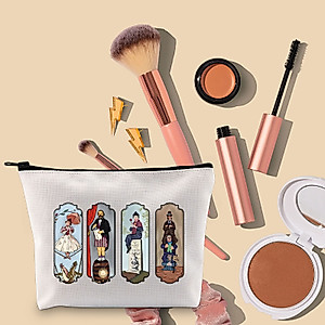 TOBGBE Funny Haunted Horror Mansion Role Inspired Makeup Bag Mansion Lover Gifts Horror Fan Gift Halloween Theme Gift (Dear Beloved)