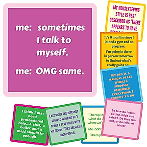 Funny Coasters | Cute Coasters | 8 Cork Coasters in Gift Box | Hostess Gifts | Funny Housewarming Gifts