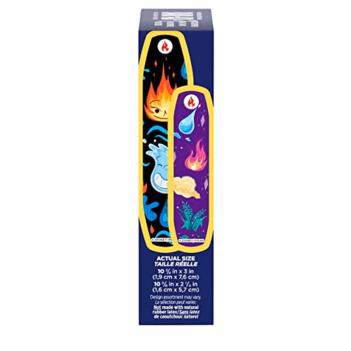 Band-Aid Brand Adhesive Bandages for Minor Cuts & Scrapes, Wound Care Featuring Disney's Elemental Characters, Fun Bandages for Kids and Toddlers, Assorted Sizes, 20 Count