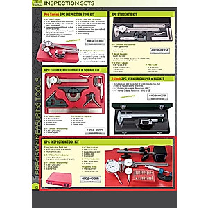 HHIP 4902-0006 6 Piece Inspection Kit Caliper, Magnetic Base, Indicators, Micrometer, Point Kit