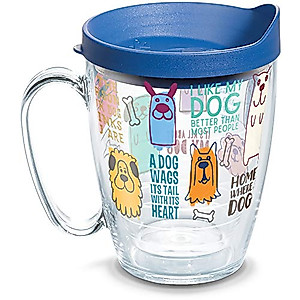 Tervis Dog Sayings Plastic Insulated Tumbler 16oz Mug Clear