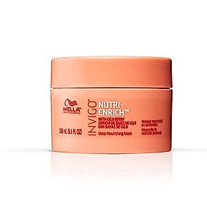 Wella Professionals Invigo Nutri-Enrich Mask, Deep Nourishing & Moisturizing Hair Mask For Dry & Damaged Hair, 5.07 oz