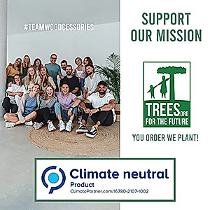 WOODCESSORIES - Phone Case for iPhone 13 Pro Max Case biodegradeable Black - Ecofriendly, Made of Plants