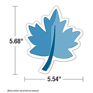 Carson Dellosa Colorful Leaves Cutouts, 36 Fall Cutouts for Bulletin Board and Classroom Décor, Multi-Color Leaf Classroom Cut-Outs, Seasonal Cutouts for Classroom Fall Bulletin Board Decorations