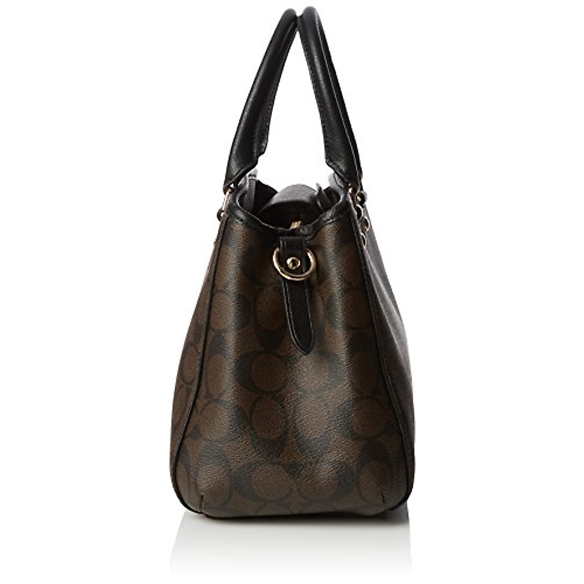 Coach Margo Carryall and Crossbody handbag (Brown Black)