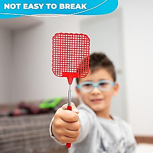 3Pcs Fly Swatters Indoor Mosquito Killer - Heavy Plastic Flies Killer Fly Swatter Manual Bugs Killer Tools Fly Swatter for Indoors - Telescopic Fly Swatter Heavy Duty Plastic Fly Swatter Multi-Pack