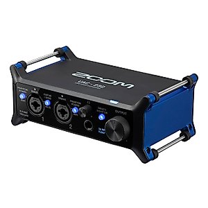 Zoom UAC-232 Audio Converter with 32-Bit Float, Audio Interface,2 XLR/TRS Combo Inputs, Headphone Outputs, 192 kHz Sample Rate, For Music & Streaming