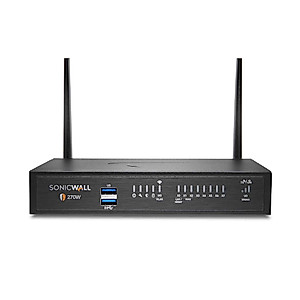 Sonicwall TZ270W Total Secure - 1YR Advanced Edition (02-SSC-6850) | TZ270W Wireless Network Security Appliance with 1 Year Advanced Protection Service Suite | Next-Generation Firewall