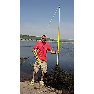 Jenlis Razer Rake - Collapsible All-Purpose Aluminum Lake and Landscape Weed Rake