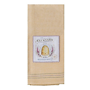 Kay Dee Designs 4 Piece Farmhouse Backyard Bee Keeping Kitchen Bundle, 2 Towels and 2 Grabber Mitts