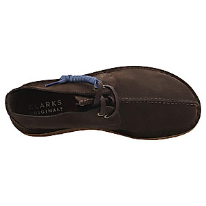Clarks Originals Mens Desert Trek Suede Dark Brown Shoes 10 US