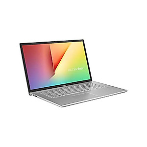 (RENEWED!) Asus VivoBook 17 Business Laptop I 17.3” Full HD I AMD Ryzen 3 3250U I 8GB DDR4 256GB SSD I AMD Radeon Graphic I USB-C HDMI SonicMaster Win10Pro Silver + 32GB MicroSD Card