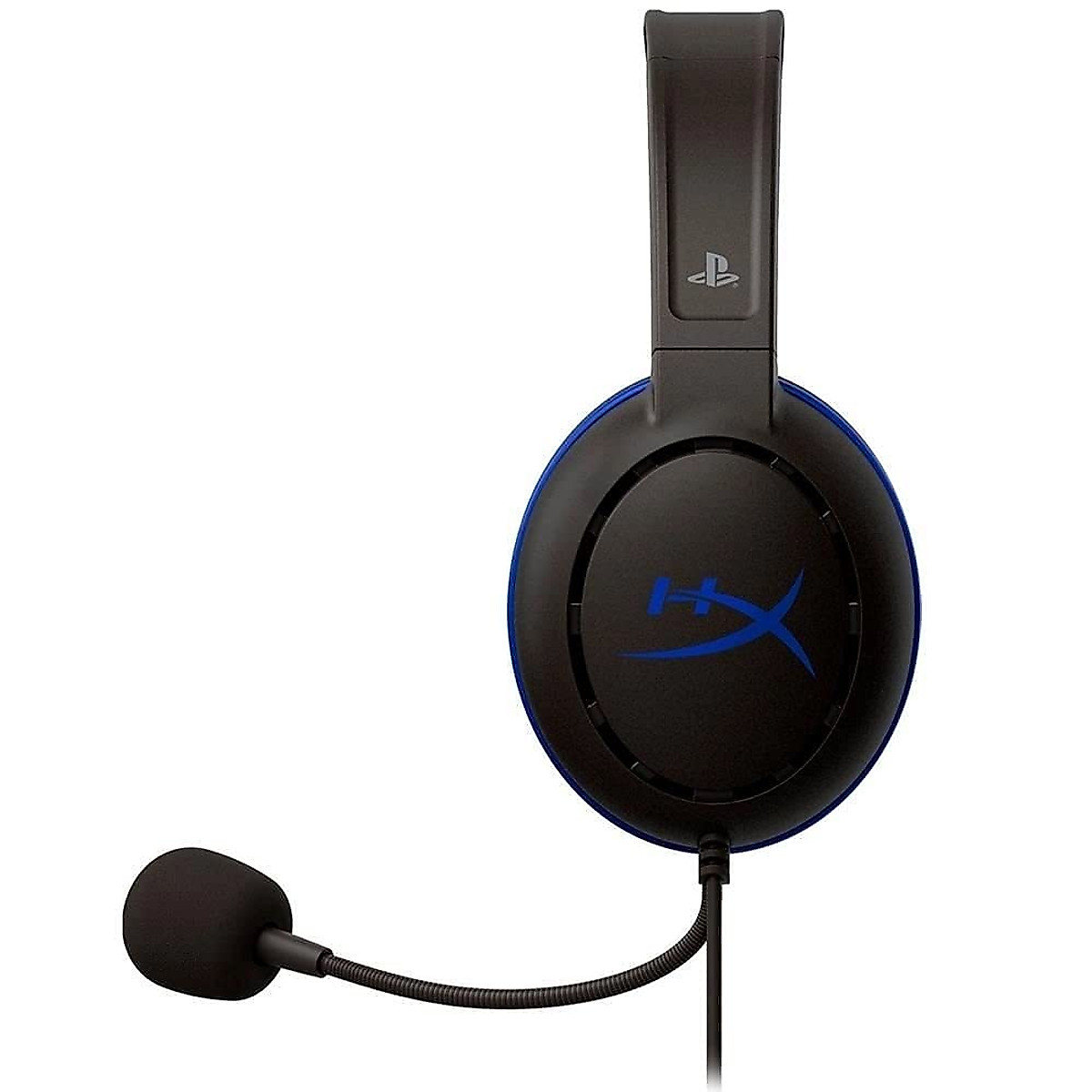 HyperX Cloud Chat Headset – Official PlayStation Licensed for PS4, Clear Voice Chat, 40mm Driver, Noise-Cancellation Microphone, Pop Filter, In-Line Audio CONTROLS, Lightweight, Reversible