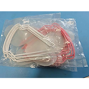 SDent 1 Pack 20 Sets Disposable Dental Eye Shield Eye Mask Safety Glasses Mask Eyes Guard 1 Frame+1 Shield/Set 4 Colors