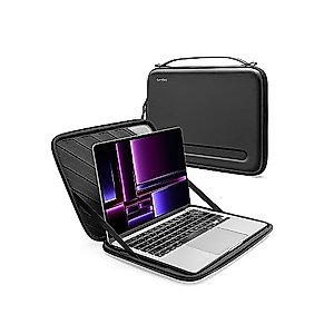 Tomtoc Laptop Case, Portable Electronic Device Cover, Protective Case for 14-Inch MacBook Pro and MacBook Air with Hard Shell, Ultra-Slim and Easy to Carry