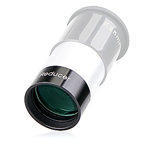 SVBONY Reducer for Telescope 0.5X Focal Reducer 1.25 inches Fully Multi Coated Reducer for Telescope Eyepiece Photography and Observing (Reducer)