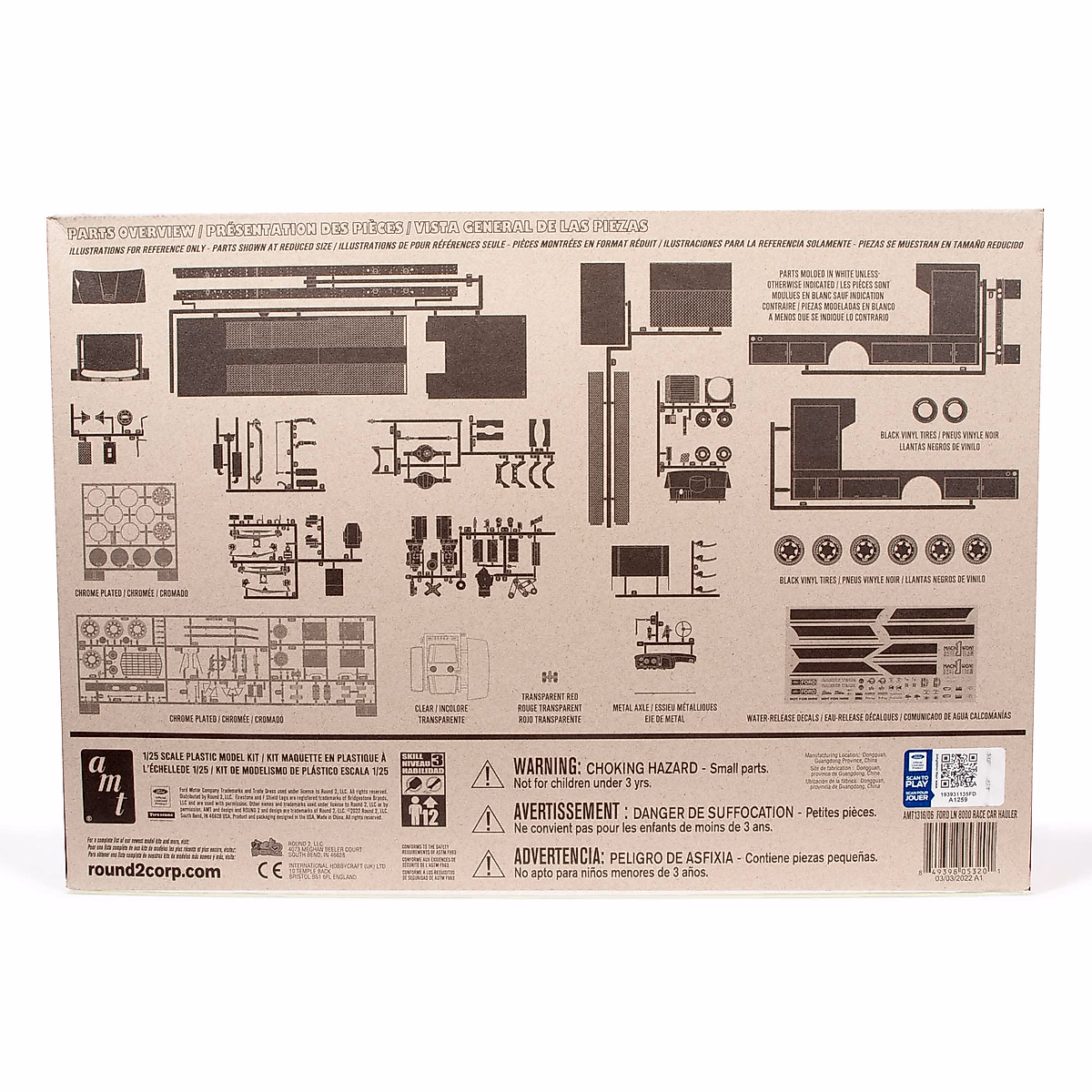 AMT Ford LN 8000 Race Car Hauler 1:25 Scale Model Kit