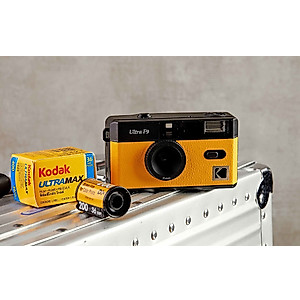 Kodak Ultra F9 Film Camera, 35mm, Black x Yellow