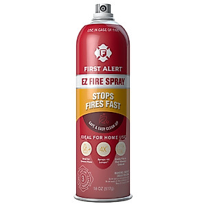 First Alert EZ Fire Spray, Extinguishing Aerosol Spray, AF400