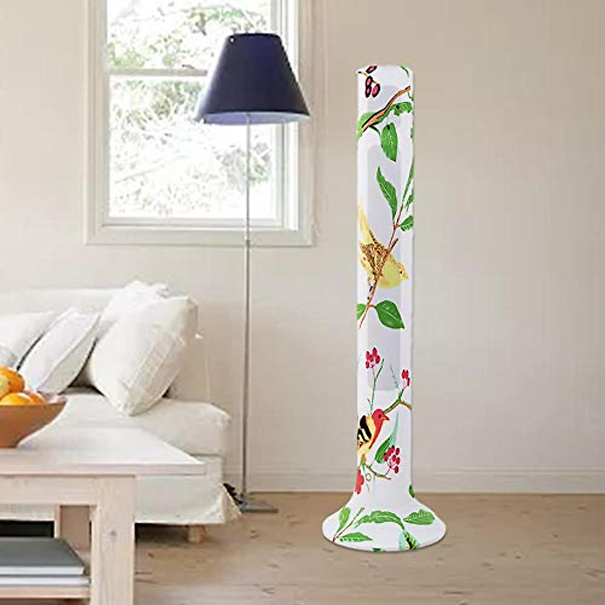 ANG Tower Fan Dust Guard, Tower Fan Protecting Cover for Most Tower Fans - Cover The Max Size Washable Tower Fan Dust Cover Protecting Cover Compatible