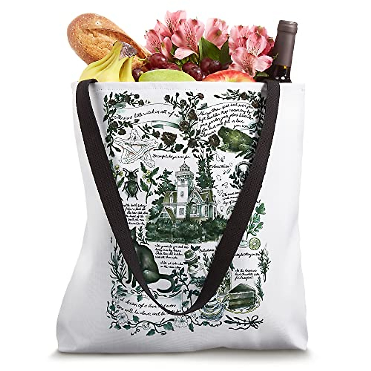 Practical Magic Gardening Witchcraft Plant Lovers Gardeners Tote Bag
