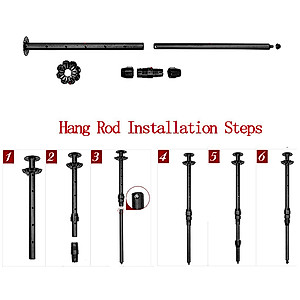 LAJUU Wine Racks,Wine Bottle Holder Metal Wrought Iron,Wine Glass Rack Hanging Under Shelf Height Adjustment,Stemware Rack Holder for Bars Restaurants Kitchens/Brown/60 * 25Cm