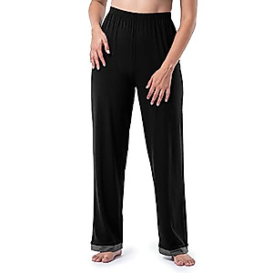 Fruit of the Loom Women's Plus Size Short Sleeve Tee and Pant 2 Piece Sleep Pajama Set, Black, 3X