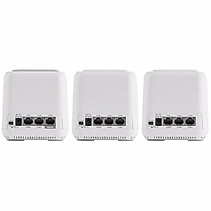 Monoprice Whole Home Mesh Wi-Fi System, Wi-Fi Router and 2 Satellite Extenders, Quick Setup by Touch Link Technology Covers Entire Home up to 4500 sq. ft.