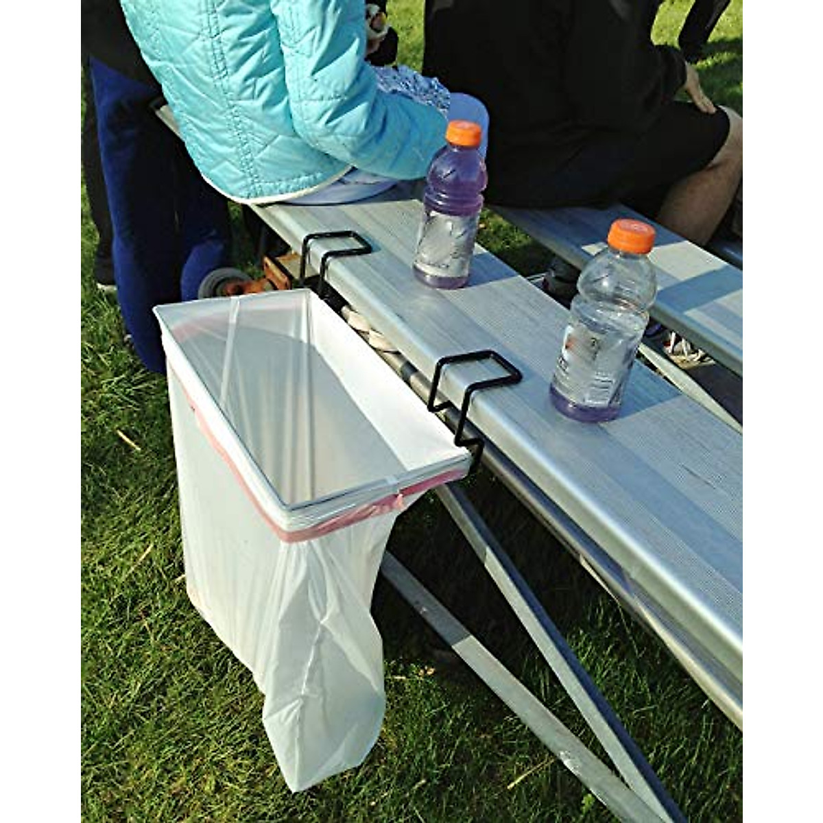 AMERICAN MADE THE ORIGINAL- Trash-Ease-Table - Portable Trash Bag Holder, Camping, Tailgating, Picnics, Parties, Crafting, Scrapbooking,13 gallon garbage bag size, NO tools needed