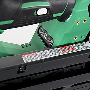 Metabo HPT 18V Cordless Framing Nailer | Tool Only - No Battery | Brushless Motor | 2" Up to 3-1/2" Clipped & Offset Round Paper Strip Nails | 30° Magazine | Lifetime Tool Warranty | NR1890DCSQ7