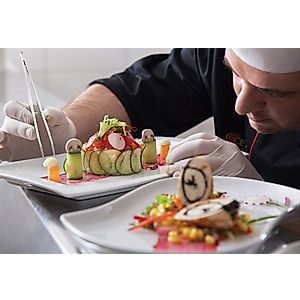 Stainless Steel Tweezers, with Curved Serrated Tip Multipurpose Tweezers Sewing Machine Tweezers Forceps for Craft Repairing (5PCS)