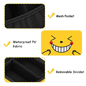 Minahao Cards Case Compatible With PM Trading Cards/Yugioh/ MTG Cards and all Card Games, Card Game Case Holds Up to 500 Cards. (Yellow)